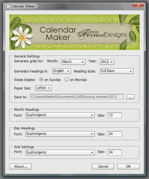 It’s a Date! Creating Quick and Easy Calendars with Scripts in ...