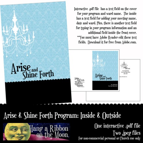 YW Program Covers – Hang a Ribbon on the Moon