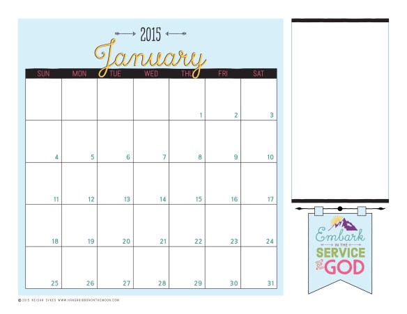 January 2015 Calendar Printable January 2015 Calendar Page Free Stock