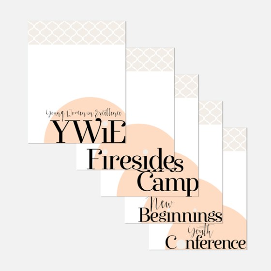 YW Values Now Collection: Event Posters (New Beginnings, YWIE & More ...