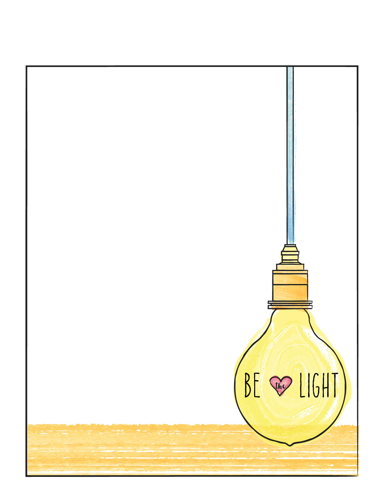 Be the Light: Notebooks Free Download – Hang a Ribbon on the Moon