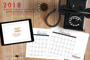 2018 Mutual Theme Calendars: Editable PDF & JPEG [Horizontal] – Hang a ...