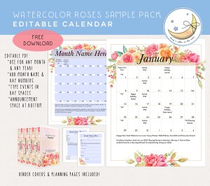 Editable Calendar, Binder Cover, Planning Pages & BONUS! 2020 Mutual ...