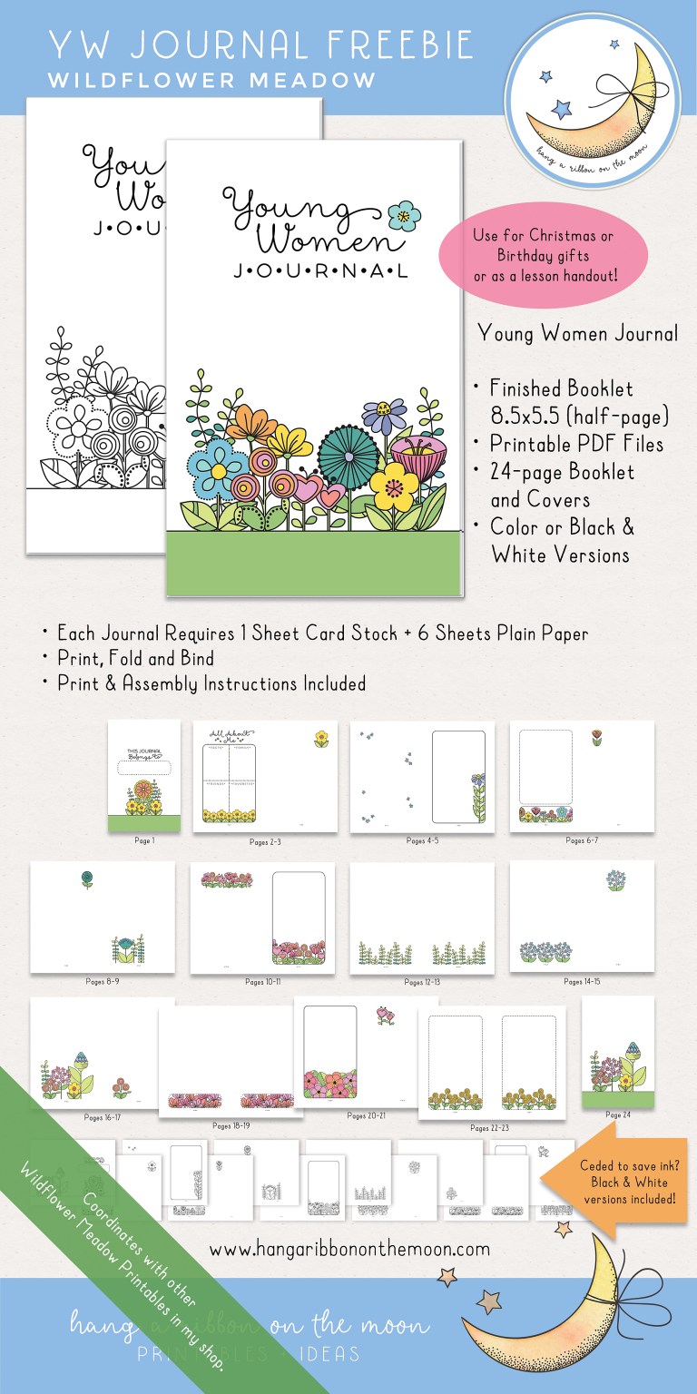 LDS YW Young Women Journals [Free Printable] and a Sale! – Hang a ...