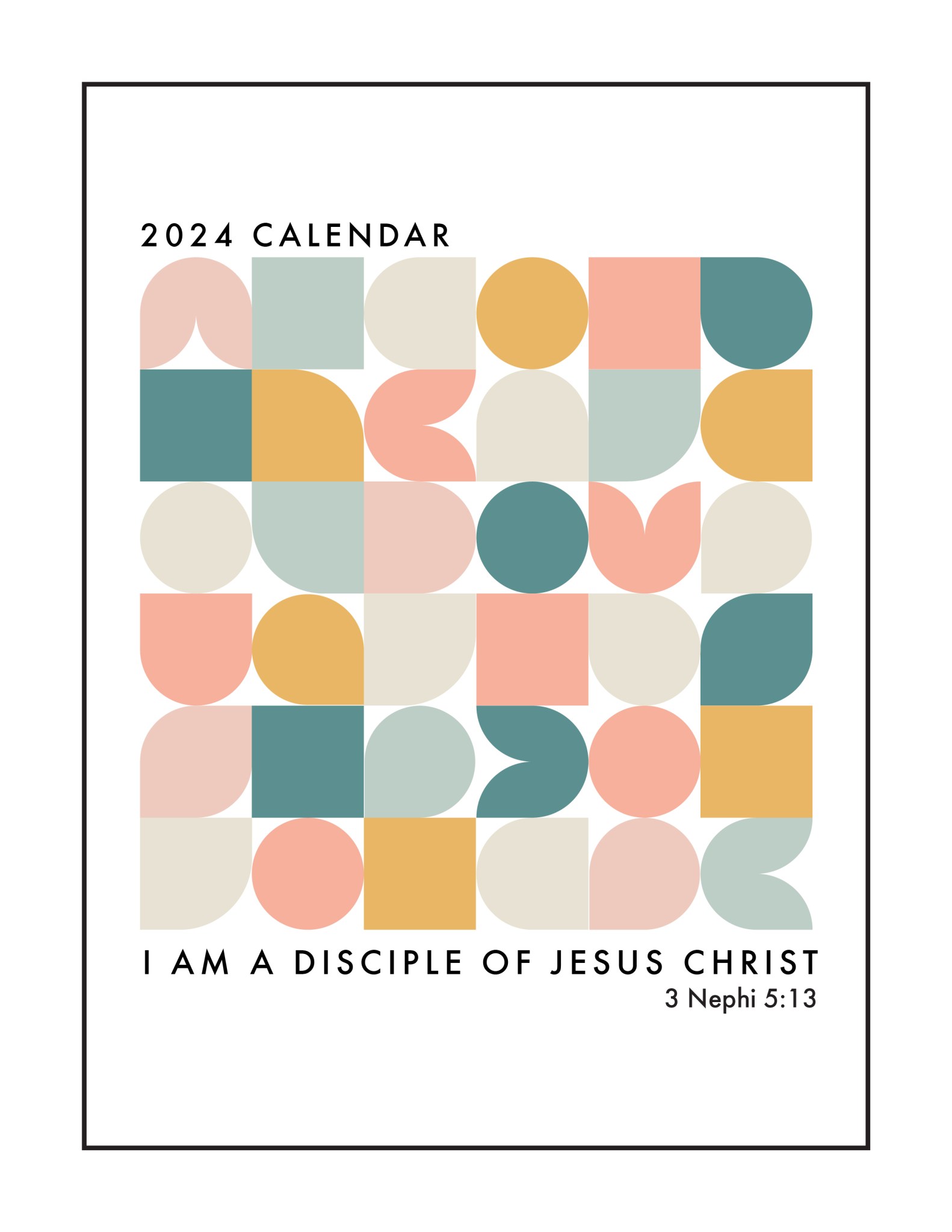 Free Download! 2024 Youth “I Am a Disciple of Jesus Christ” 3 Nephi 5: ...